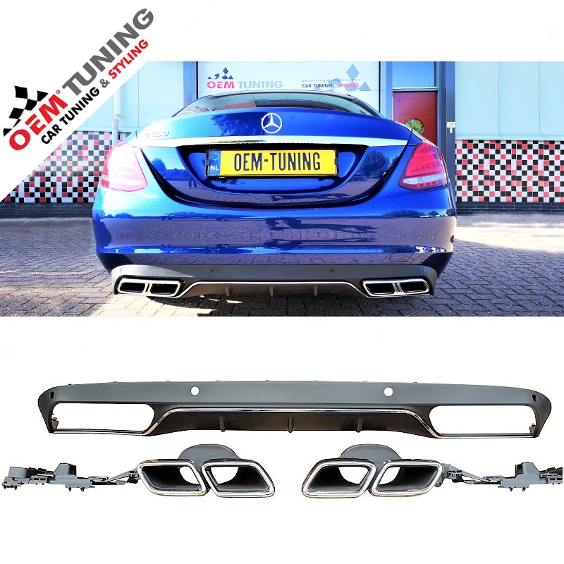 MERCEDES-BENZ | C-CLASS | W205 C63 AMG LOOK DIFFUSER | 2014-2018 ...