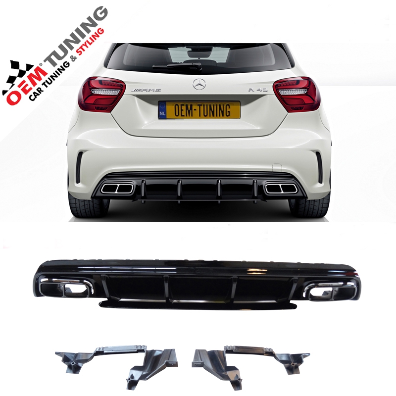 Mercedes-benz a-class w176 a45 amg diffuser | 2015-2018 | SIERSTUKKEN ...