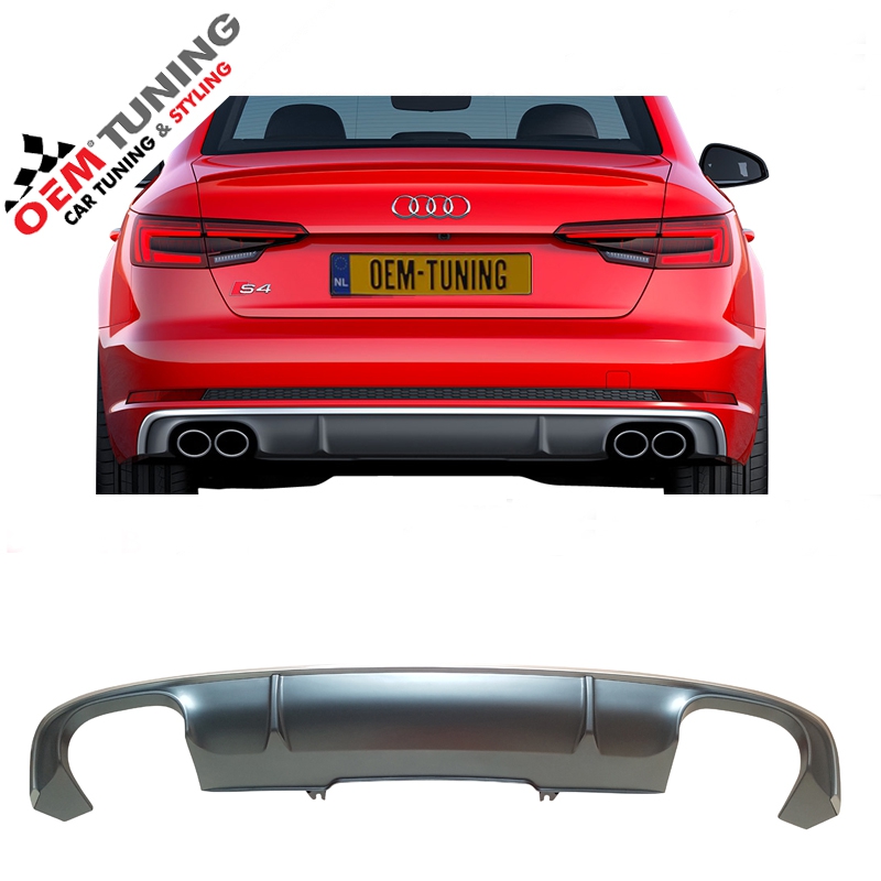 Audi S4 B9 Diffuser | 2015-2019 | Platinum grey | OEM DESIGN - OEM Tuning