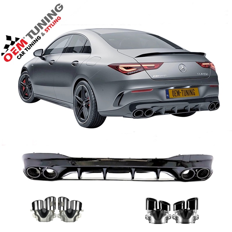 Mercedes-Benz CLA 45 S AMG Look Diffuser W118 | 2019 -2023 | COUPE ...