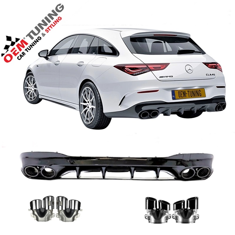 Mercedes-Benz CLA 45 S AMG Look Diffuser X118 | 2019 -2023 | - OEM Tuning