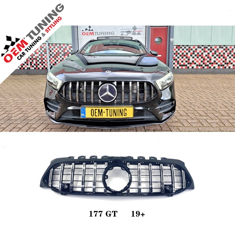 GT Grille CHROME| Mercedes-Benz A-Class W177 | 2018+ - OEM Tuning