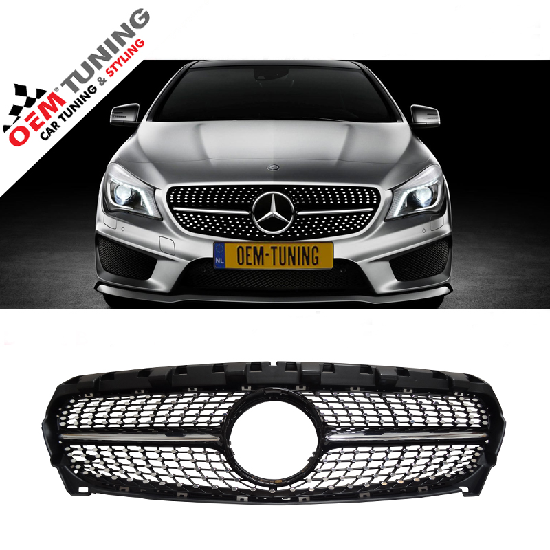 Mercedes-Benz W117 CLA | Black Diamond Grille| 13-16 - OEM Tuning