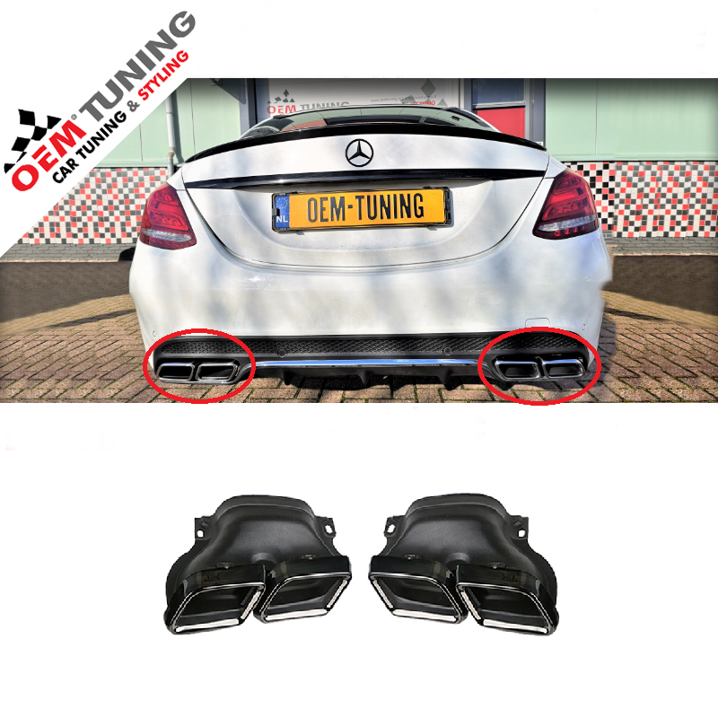Sierstukken geschikt voor C-Klasse W205 | C63 AMG Style | 14/18 | Black ...
